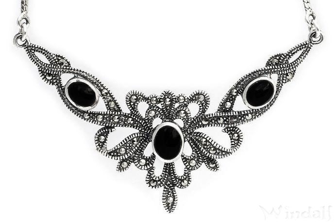 WINDALF Mittelalter Collier ALADRIA 45 cm Gothic Halsschmuck Steam Punk ...