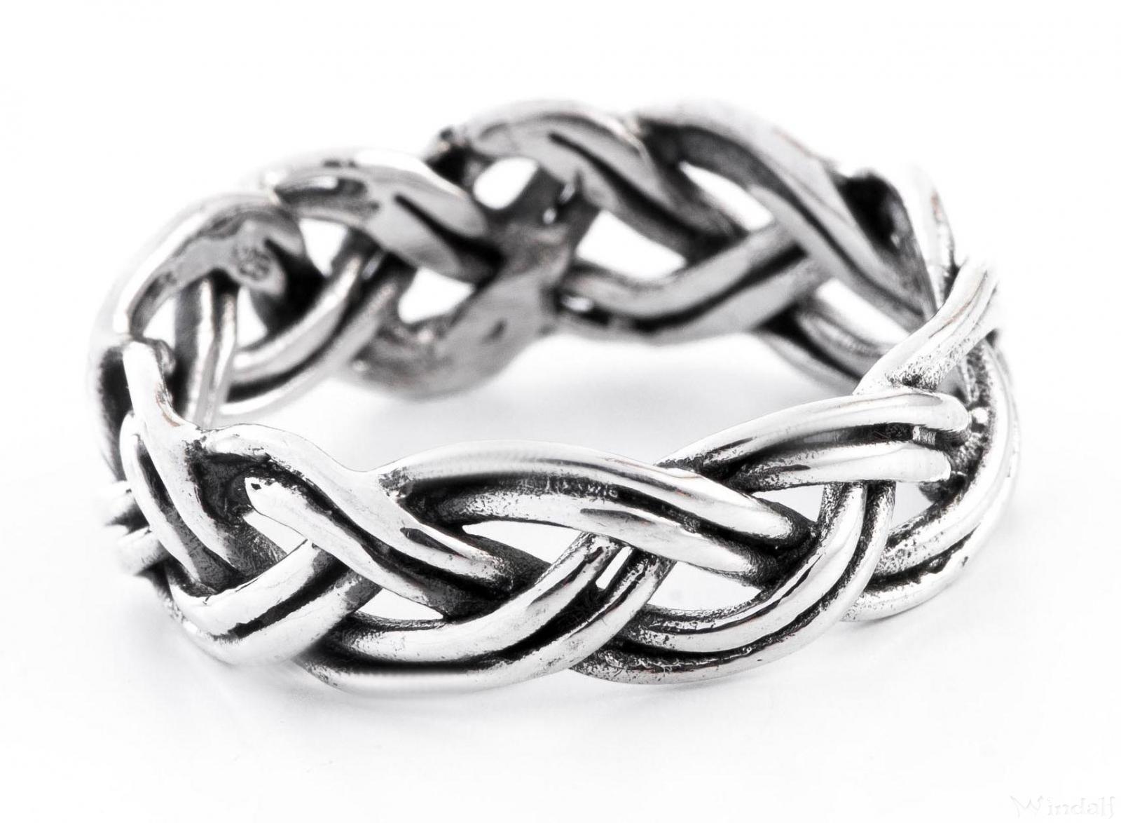 WINDALF Wikinger Ring SKARU 8 mm Partner-Ring Freundschaftsring ...