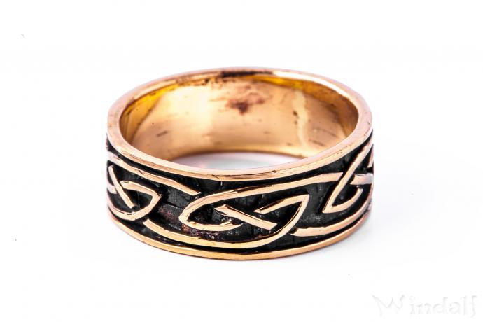 Keltischer Ring ~ CELTAR ~ Keltischer-Knoten-Ring - Bronze - Celtic ...